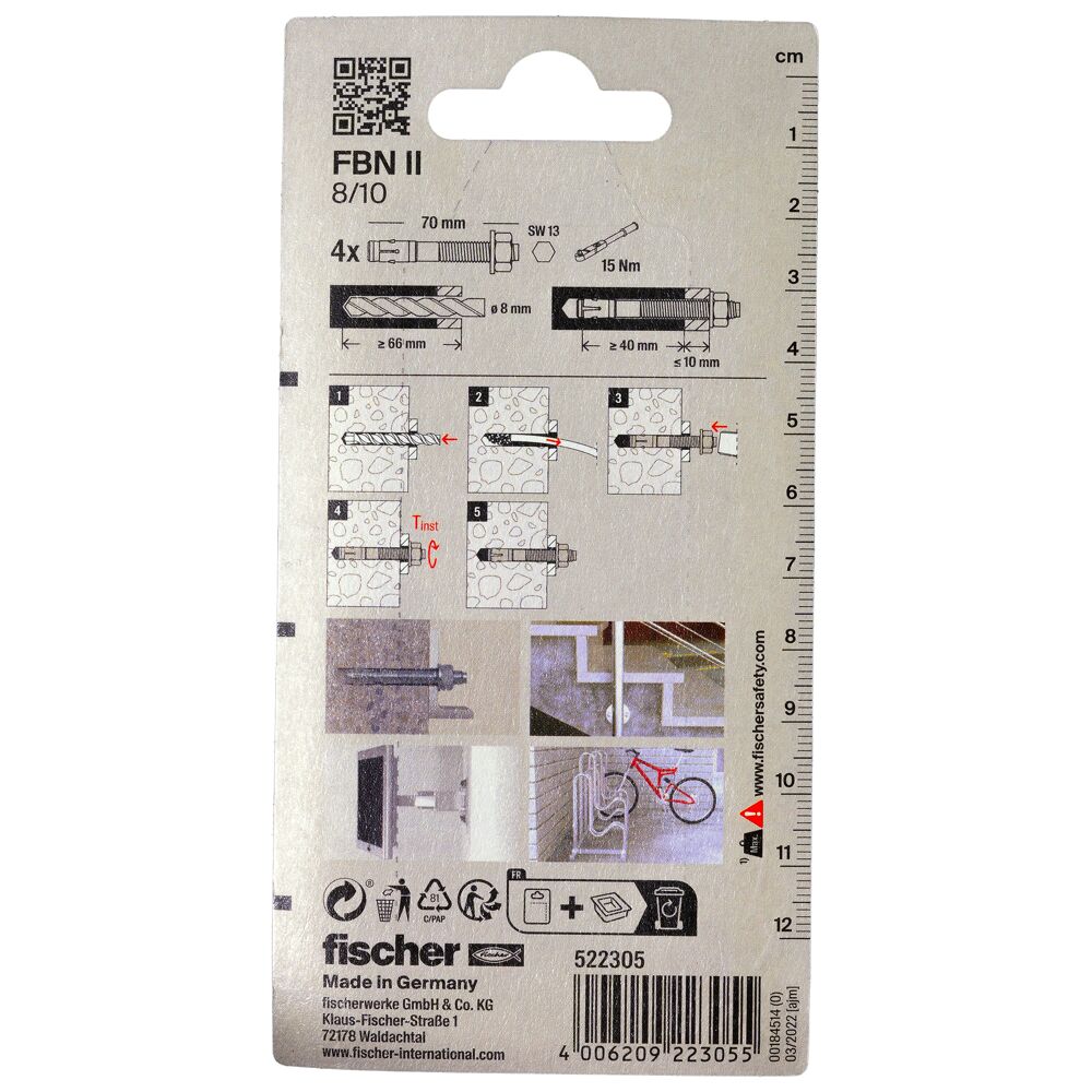 GROW VERTEX | Bolt anchor FBN II